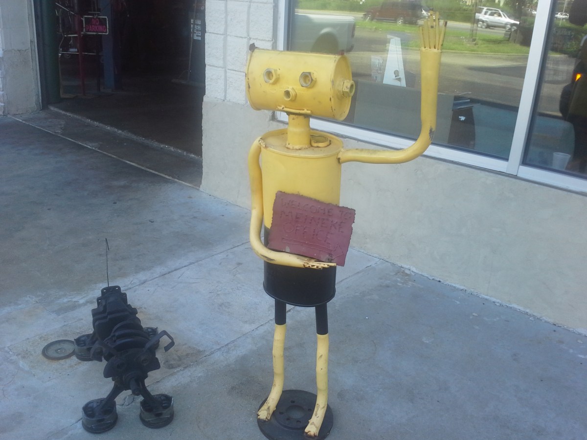 Car Part Art: Turning Scrap Into Sculpture | On The Upcycle~